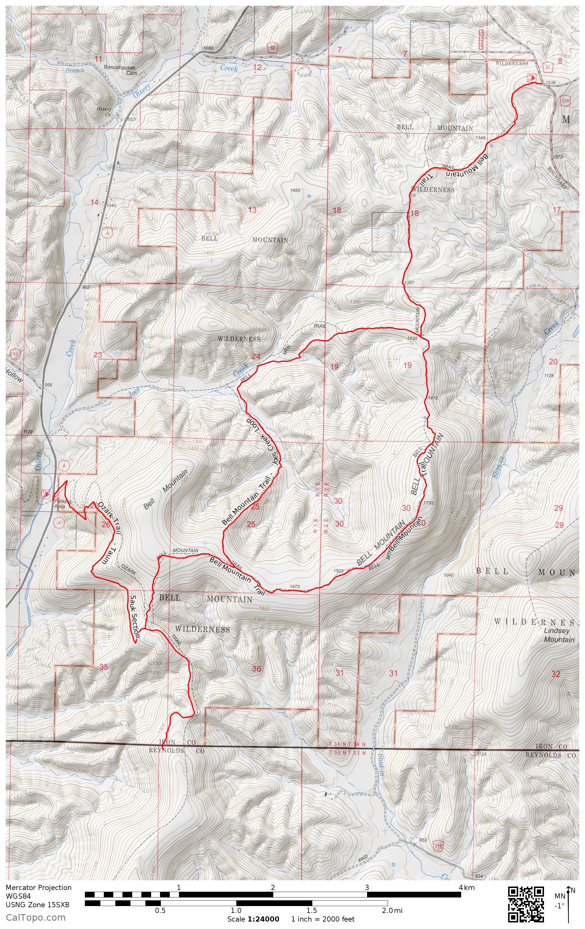 Bell Mountain Wilderness Trail | Midwest Hiker